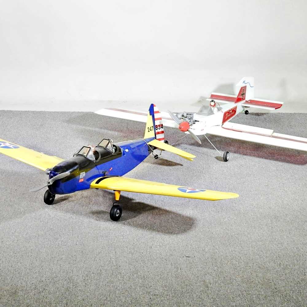 Lot 334 - A radio controlled model plane, together